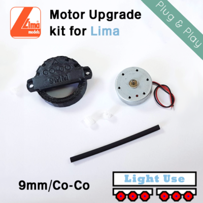 Lima Replacement CD Motor Upgrade Kit (9MM/CoCo/37/47/Deltic/Tender ...