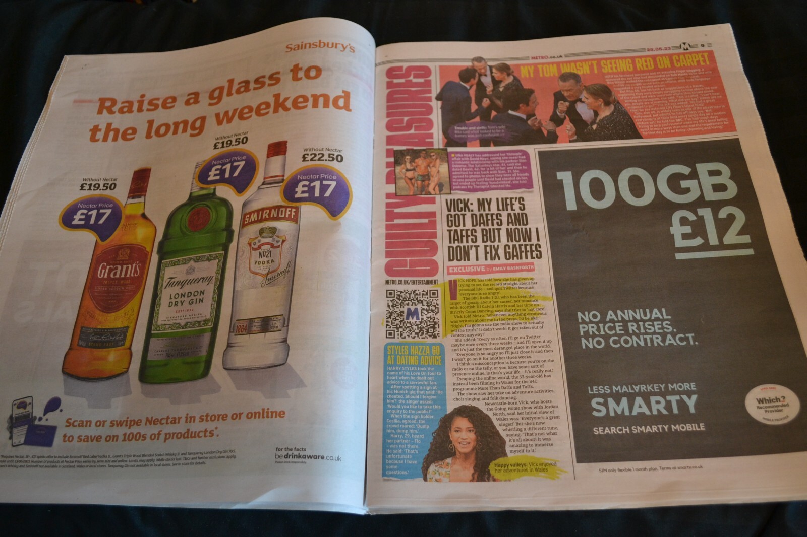 The UK Metro Newspaper 25/05/23 May 25th 2023 Mason Mount Devil Baby ...