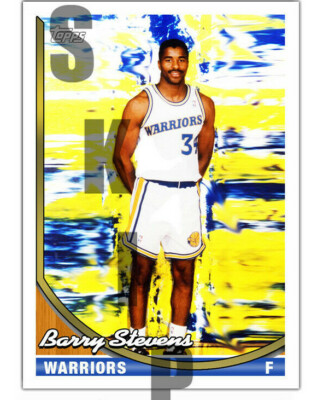 1993-1994 STCC Barry Stevens Topps Golden State Warriors Iowa State ...
