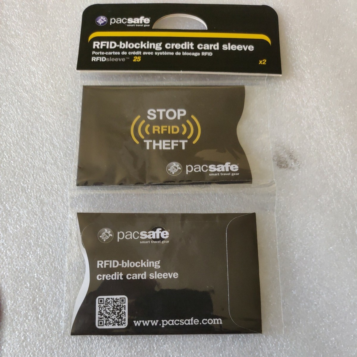 Pacsafe Rfid-blocking Credit Card Sleeve 25 Clearance ...