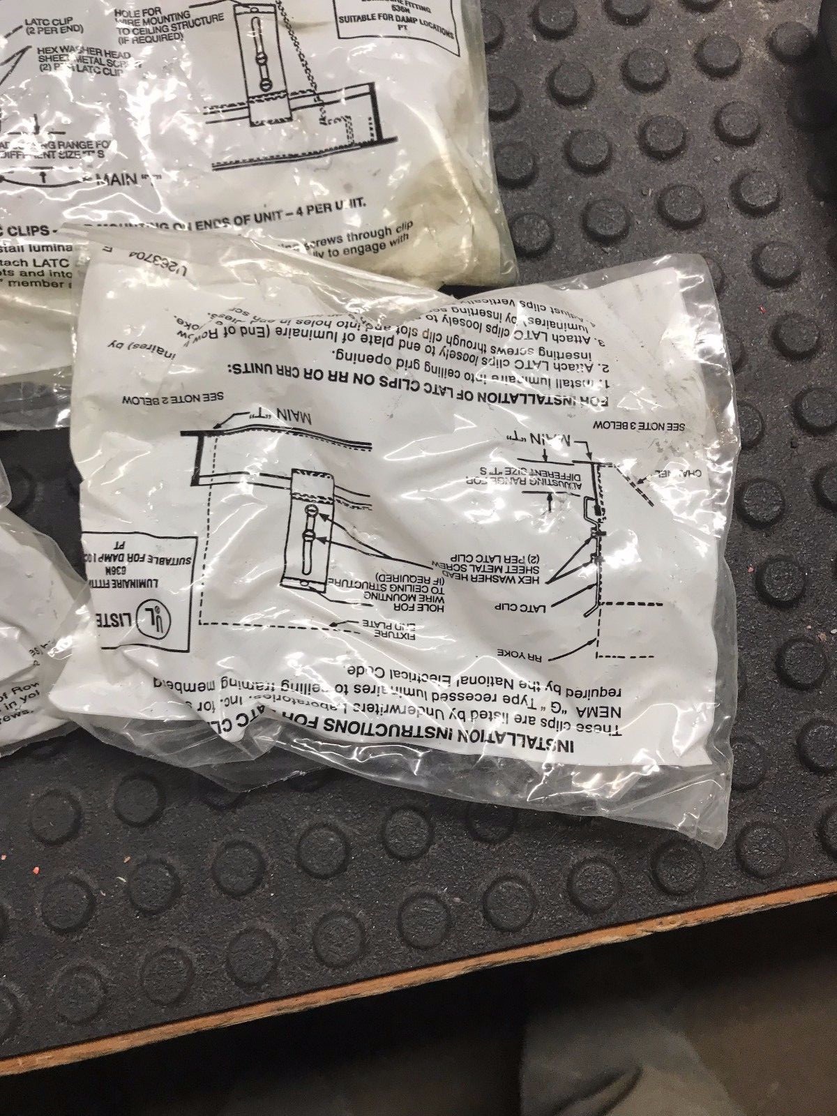 LOT OF 4 Lithonia Lighting U263704 E Latc Clips Latch U263704E New | eBay