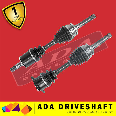 2 New CV Joint Drive Shaft Mitsubishi Pajero NM NP 2.8L 3.5L 00-06 Pair ...
