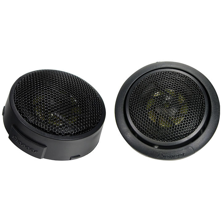 PIONEER TS-T110 7/8" 80W RMS HARD DOME SURFACE/FLUSH MOUNT CAR AUDIO ...