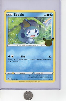 SOBBLE POKEMON JUMBO CARD PROMO SWSH003 EX | eBay