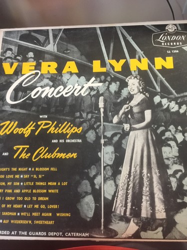 1950s VERA LYNN-Concert with Woolf Phillips & the Clubmen LP1306 | eBay