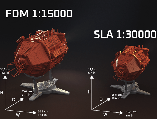 Red Dwarf Ship Model Kit Red Dwarf Blue Midget | Cozmicscalemodels