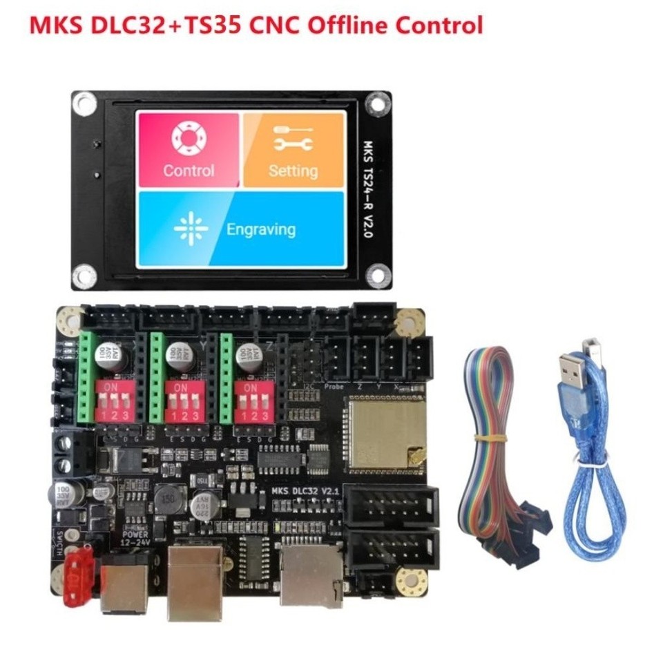 Makerbase DLC32 Mainboard Web Interface Mobile App Edit Transfer Files ...