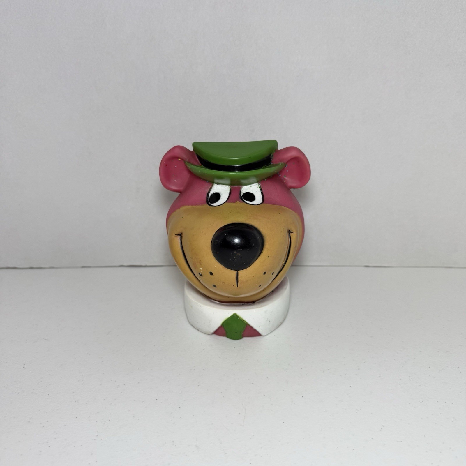 Rare Vintage 1987 Yogi Bear Head Rubber Bank With Stopper Cartoon Hanna ...