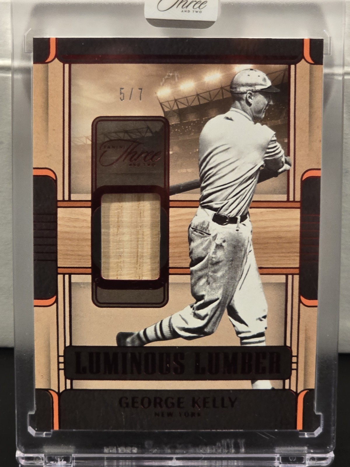 2025 Panini Three and Two - Luminous Lumber George Kelly, George Kelly ...