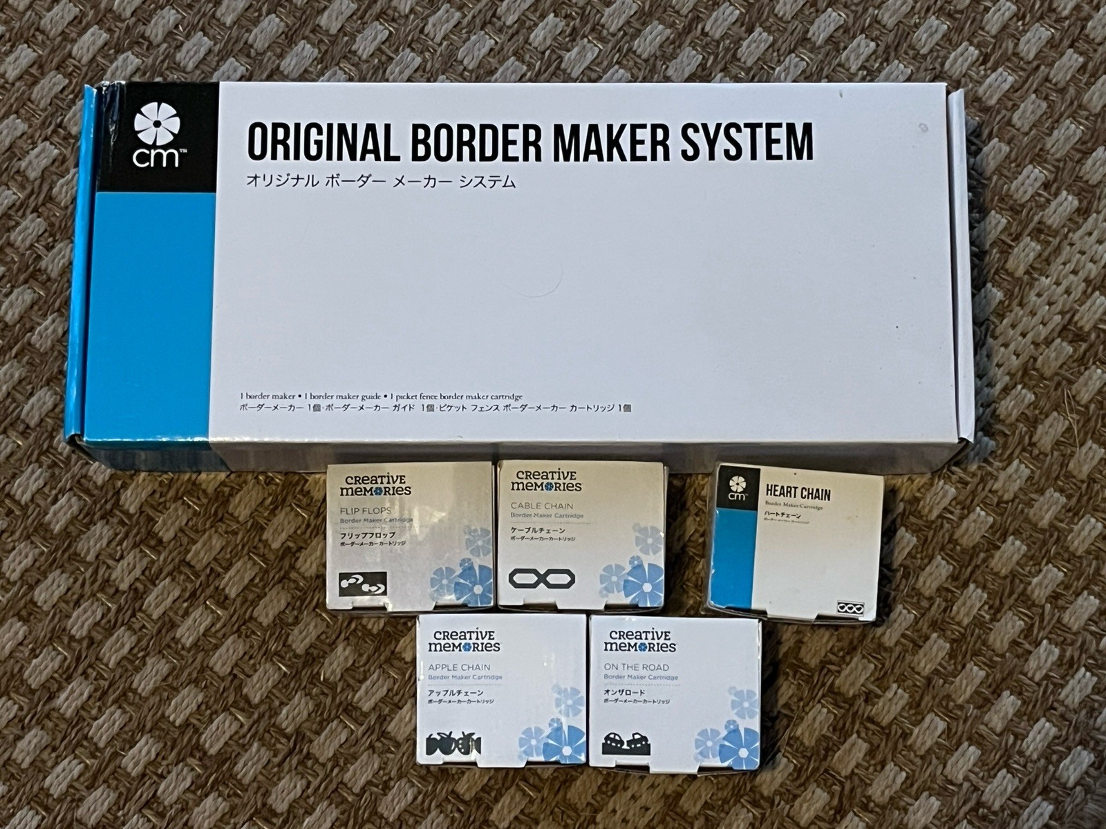 Creative Memories Original Border Maker System with 6 Cartridges-New In ...