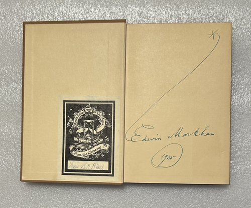 1934 The Man with the Hoe and Other Poems Edwin Markham Signed ...