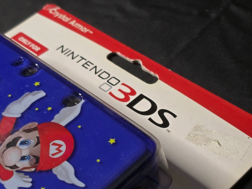 Nintendo 3DS Super Mario Crystal Armor Hard Shell Case - Brand New | eBay