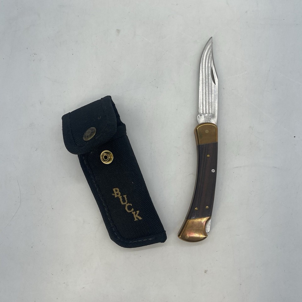 Buck 110 Single Blade Lockback Vintage 3-liner 110X Rare Good Snap | eBay