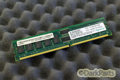 Apacer 75.96299.55 512MB Memory RAM PC2700R | eBay Australia