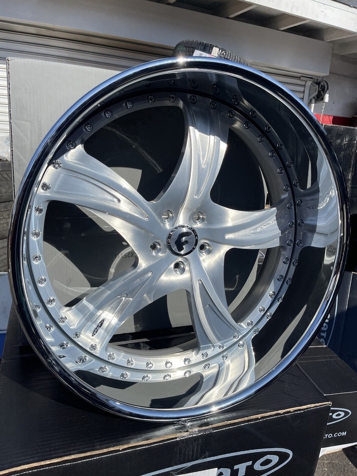 24x9-10 FORGIATO SQUARTATO OLD SCHOOL CAPRICE CUTLASS IMPALA WHEEL TIRE ...