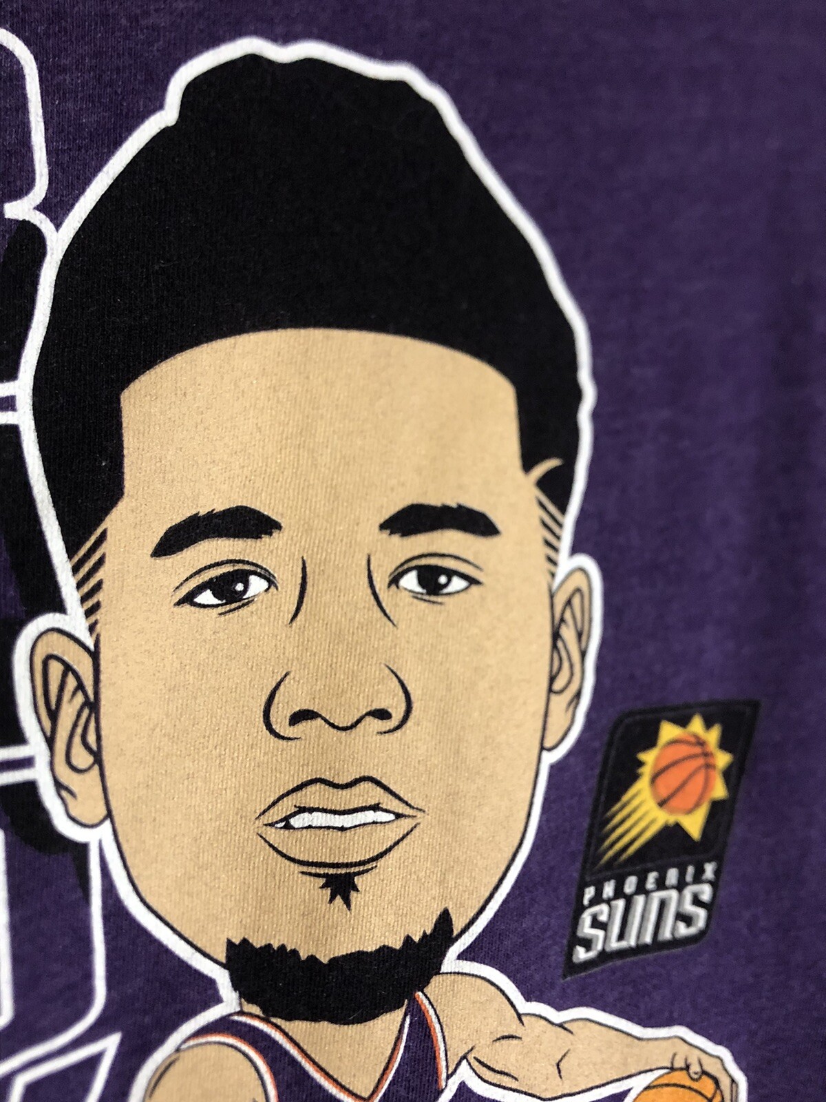 ‘47 NBA Phoenix Suns Devin Booker Cartoon Basketball … - Gem