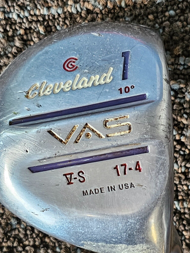 44.75 IN CLEVELAND VAS 10 DEGREE 10 DEG DRIVER GOLF CLUB IN EXCELLENT ...