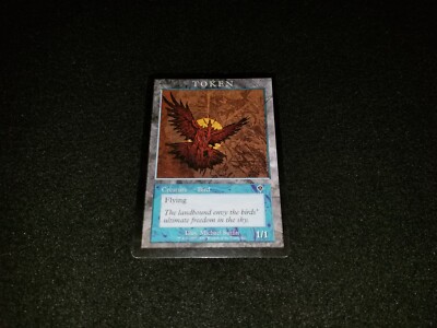 MTG 1x Player Rewards Promo blue rare Invasion MP Bird Token - ships w ...