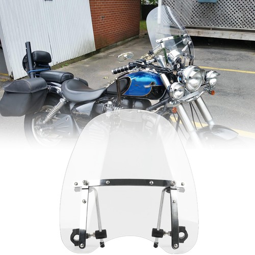 For Triumph Bonneville Speedmaster Clear 18" x 16" Large Windshield ...