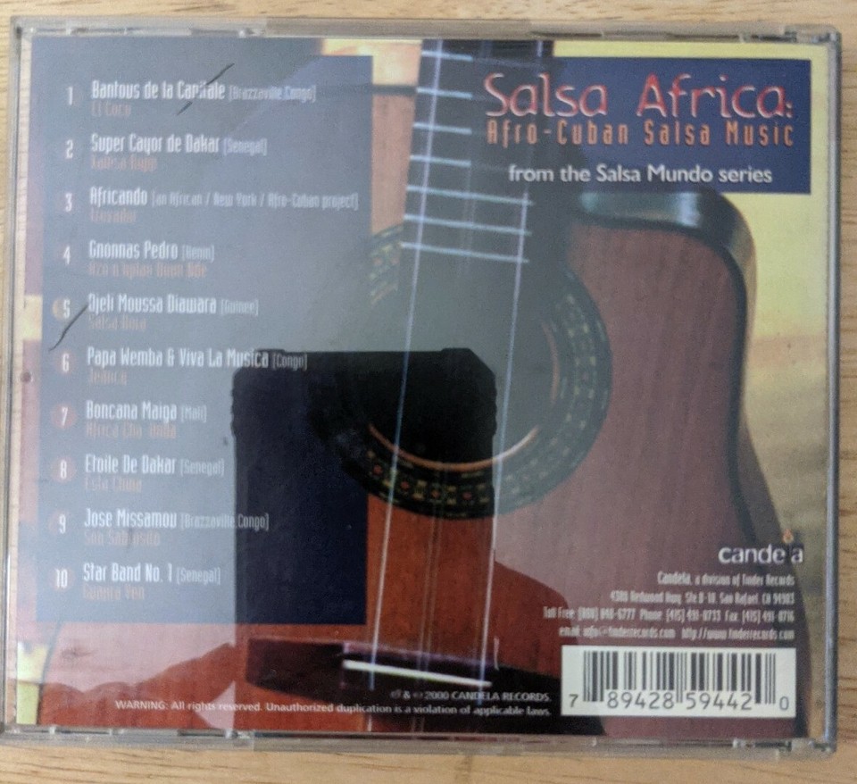 Various – Salsa Africa : Afro-Cuban Salsa Music Candela – 42859442 CD ...