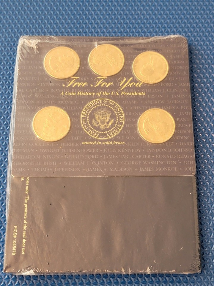 A Coin History of the US Presidents Sealed Original Package 11 Coin Set ...