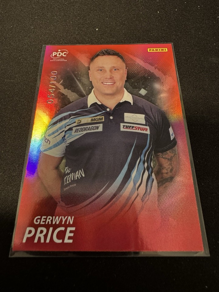 Gerwyn Price Gezzy 054/100 Panini Premier League PDC Darts Card | eBay UK