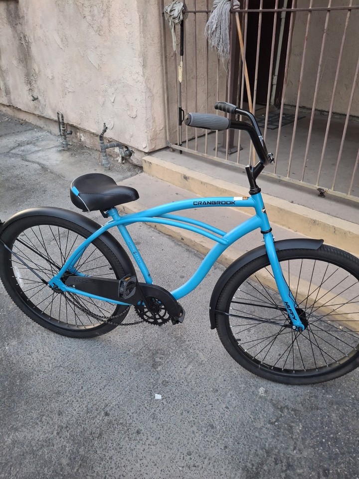 Men's Steel Frame Beach Cruiser Bike 26-inch Perfect Fit Comfort Ride ...