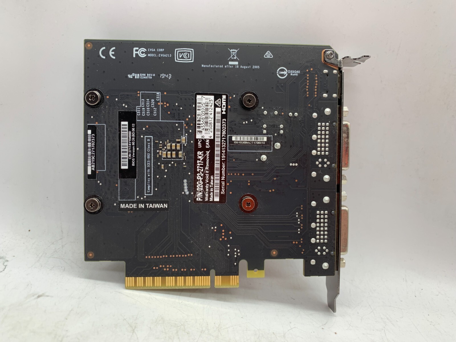 EVGA NVIDIA GeForce GT 710 2GB DDR3 PCIe x8 Video Card 02G-P3-2717-KR