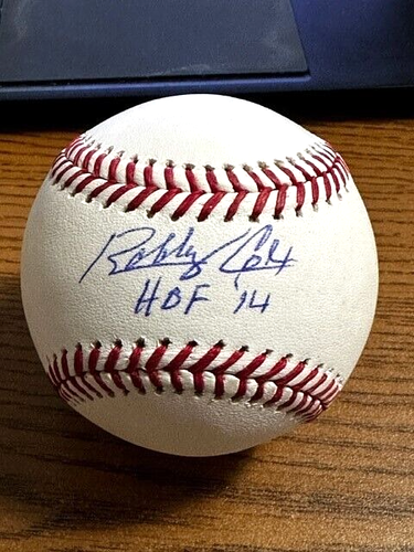 BOBBY COX 12 SIGNED AUTOGRAPHED OML BASEBALL! Braves, Blue Jays! HOF 14 ...
