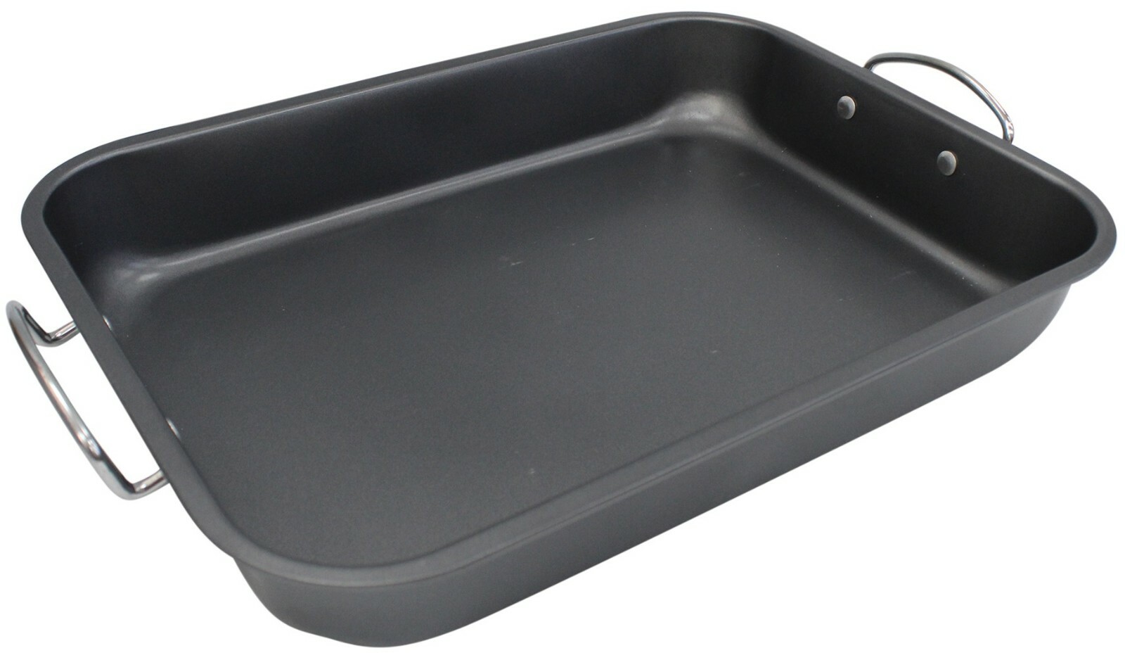 39cm Roast & Rack Non Stick Metal Roasting Tray For Meats Roast Chicken ...