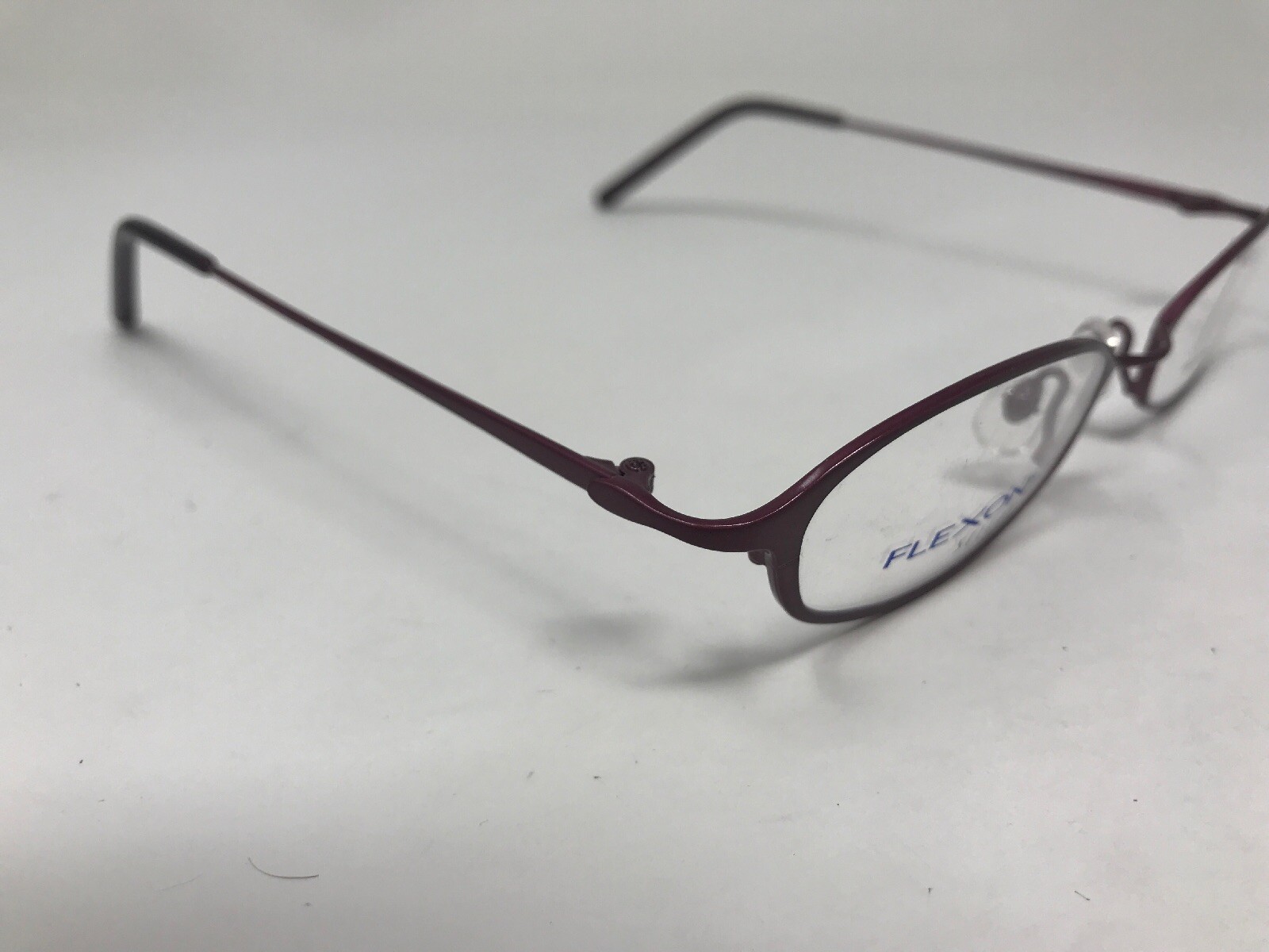 Marchon Womens Flexon Eyeglasses Mod.1138 49-19-135 Burgundy Polish TR56 | eBay