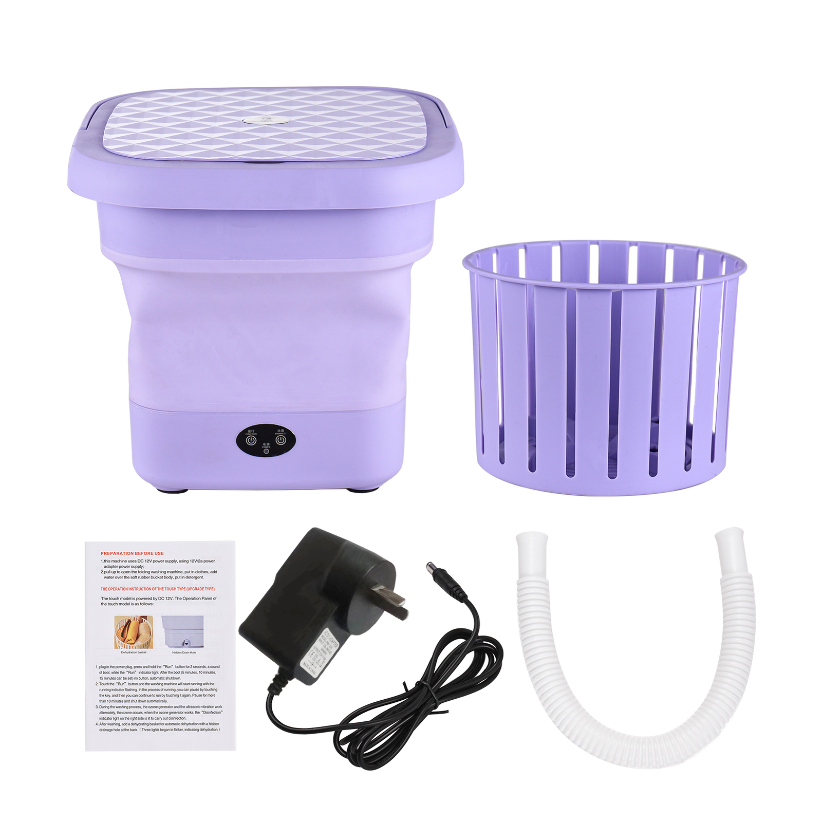 Portable Folding With Dryer Bucket for Clothes Socks Q5C4 | eBay Australia