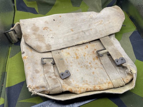 Original WW1 British Army 1908 Pattern Canvas Side Bag - 1918 Dated ...