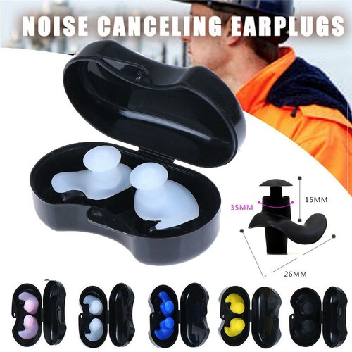 Silicone Ear Protector Noise Reduction Ear Plugs Noise Cancelling ...