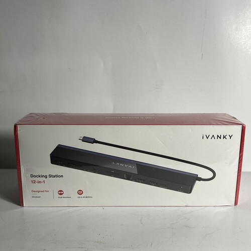 USB C Laptop Docking Station with 100W Power Adapter iVANKY 12-in-1 85W ...