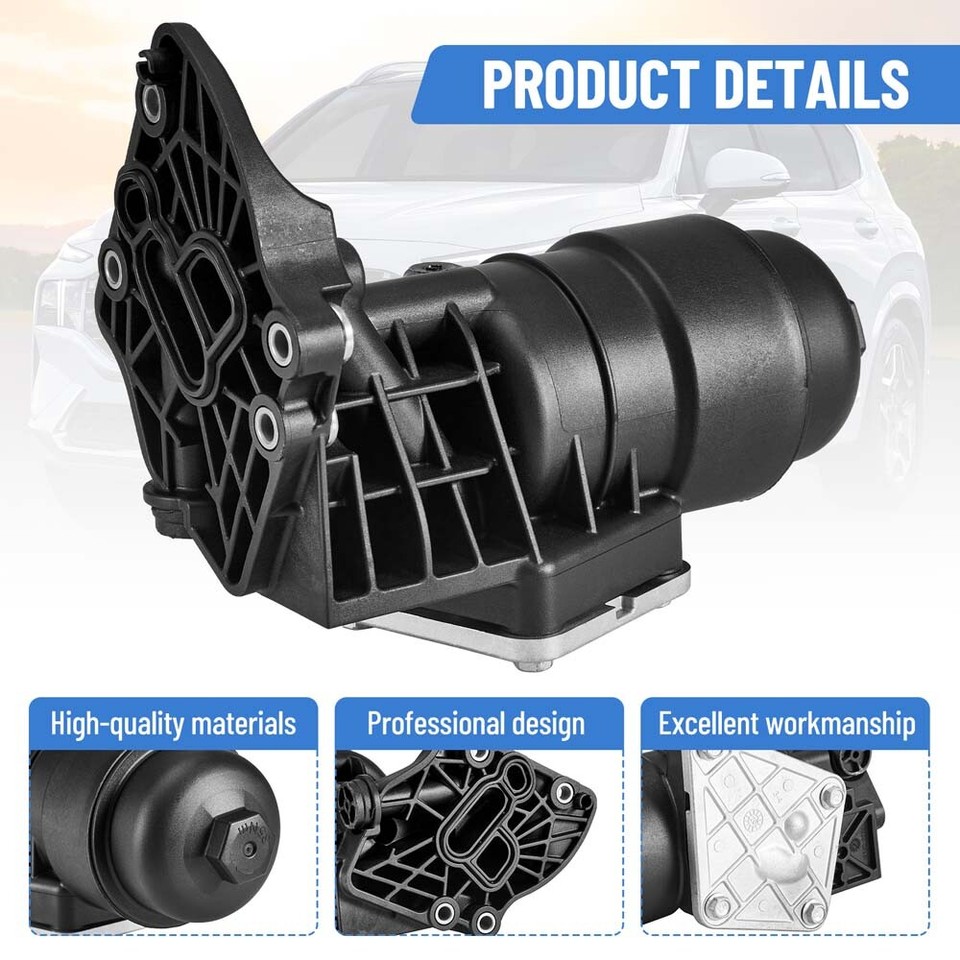 263003CAB1 Engine Oil Filter Housing For 10-18 Kia Sedona 3.3L 3.5L | eBay