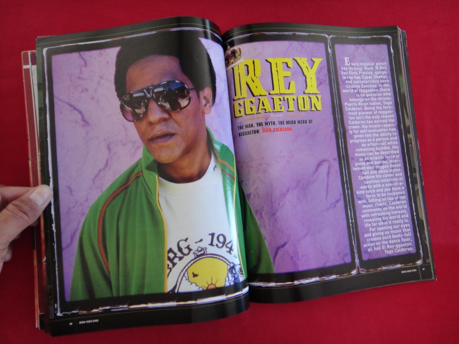 OYE' MAGAZINE ISSUE #42 TEGO CALDERON, NOEL G. ISSUE VINTAGE RARE ...