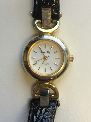 Working Ladies Gold Exactly Quartz Watch CD | eBay