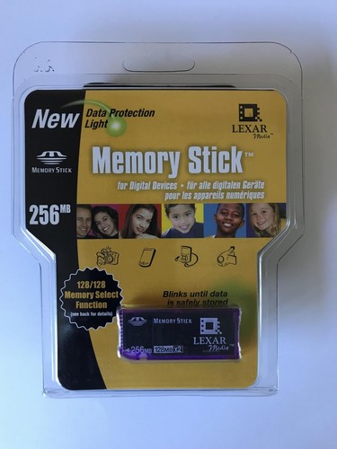 Lexar Media 256MB Memory Stick Select 128 MB (MS256-281) 650590105793| eBay