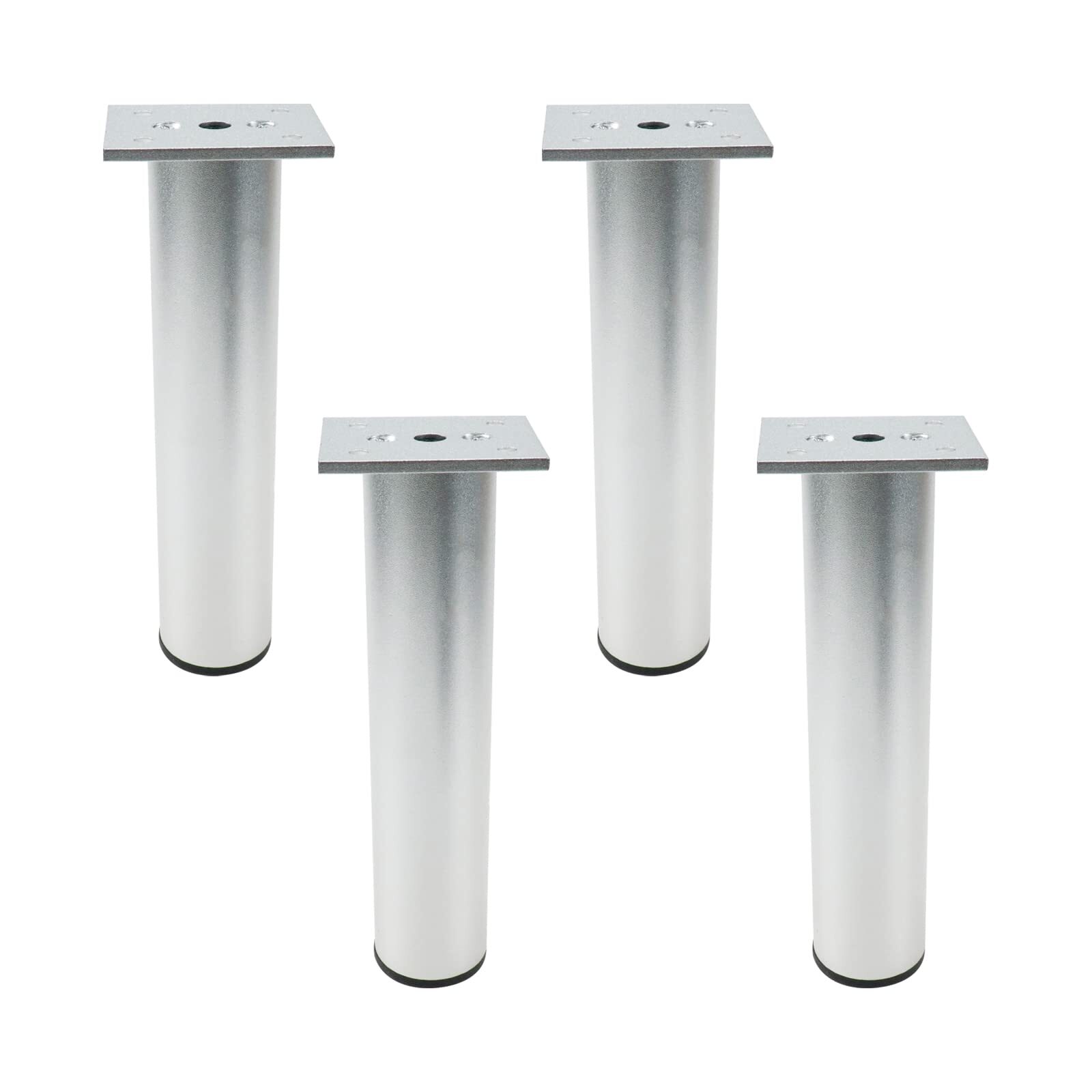 7-inch Furniture Legs Silver Cabinet Metal Legs Adjustable Furniture ...