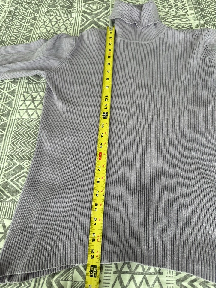 346 Brooks Brothers Lilac Turtle Neck Cotton Sweater | eBay