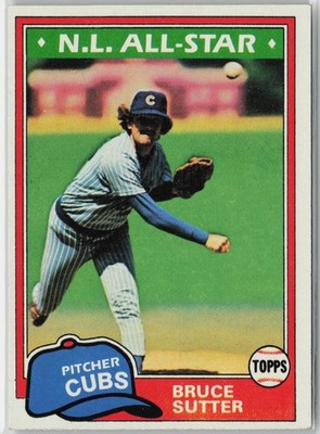 1981 Topps #590 Bruce Sutter | eBay
