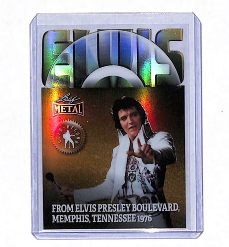 2024 Leaf Metal Elvis Presley Gold Record Card 2/25 | eBay
