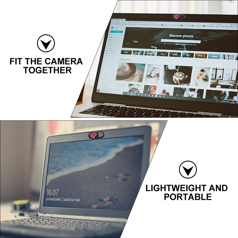 3 Pcs Webcam Cover Slide Computer Camera Privacy Slider Laptop Adhesive ...