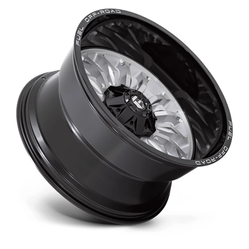 22X12 Fuel 1PC D798 ARC 8X170 -44MM SILVER BRUSHED FACE WITH MILLED ...