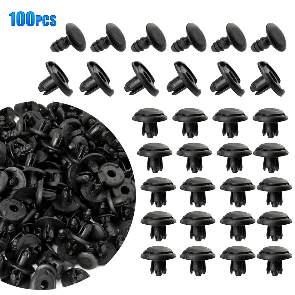 100 Push Type Clip For Honda Inner Fender Liner Splash Shield Retainer ...