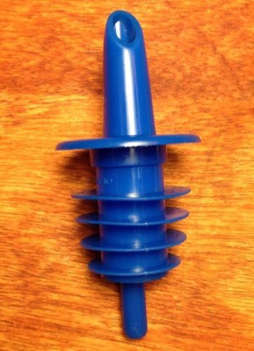 24 count BLUE FREE POUR LIQUOR BAR BOTTLE POURERS PLASTIC HOME BAR | eBay