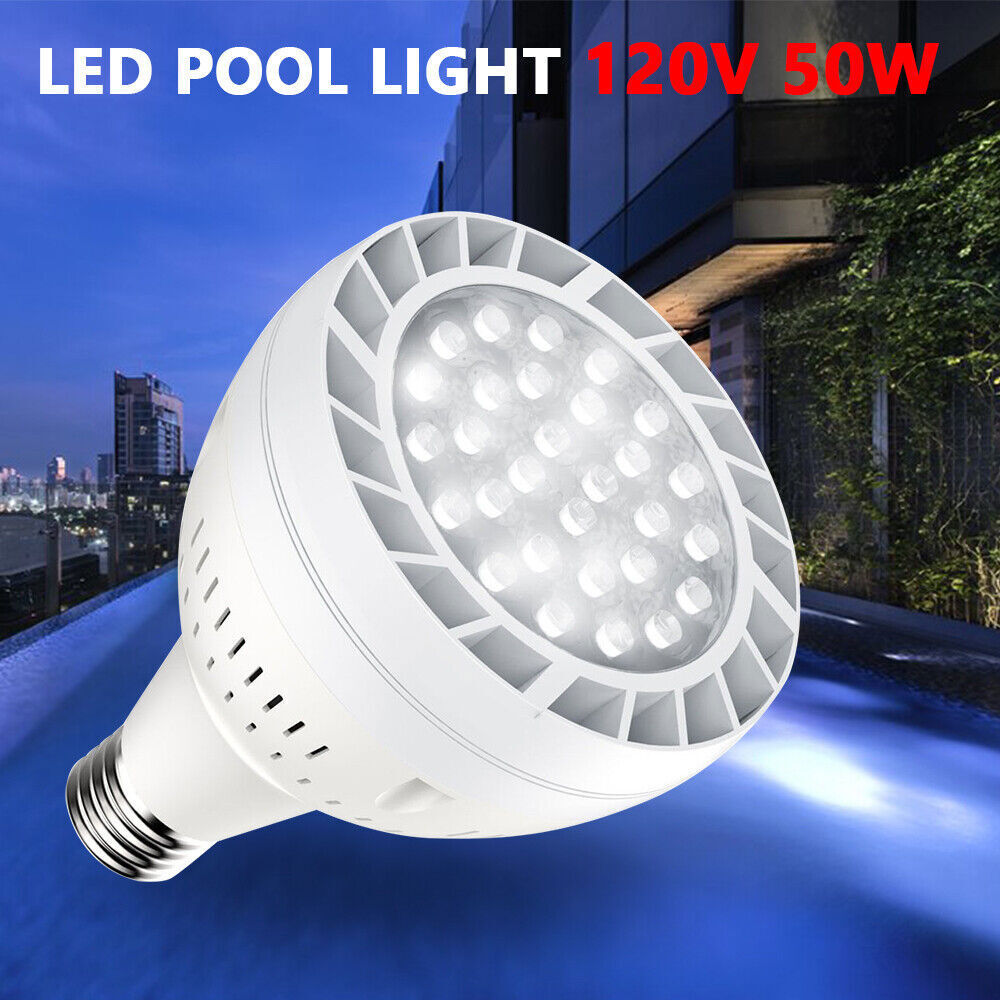 LED Swimming Pool Light Bulb for Pentair Hayward 120V 50W 6000K ...