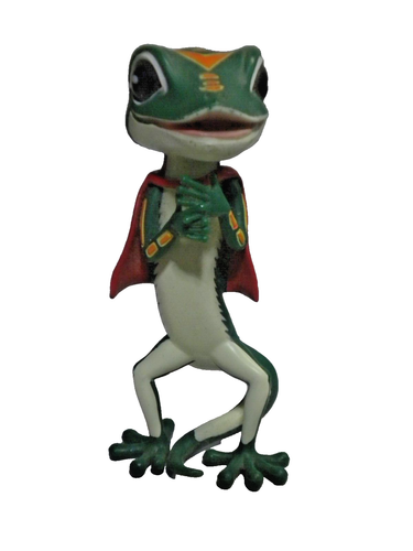 Geico Gecko 4" Mascot Antenna Topper Figure Advertising Insurance ...
