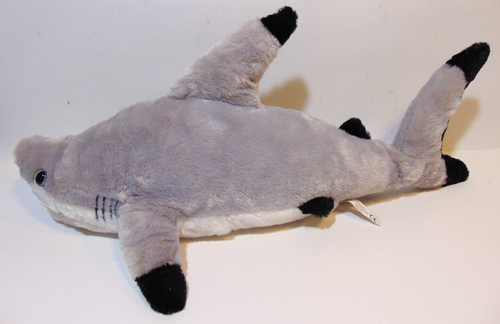Great White Shark Hand Puppet Black Tip Plush Figure Body Muppet ...